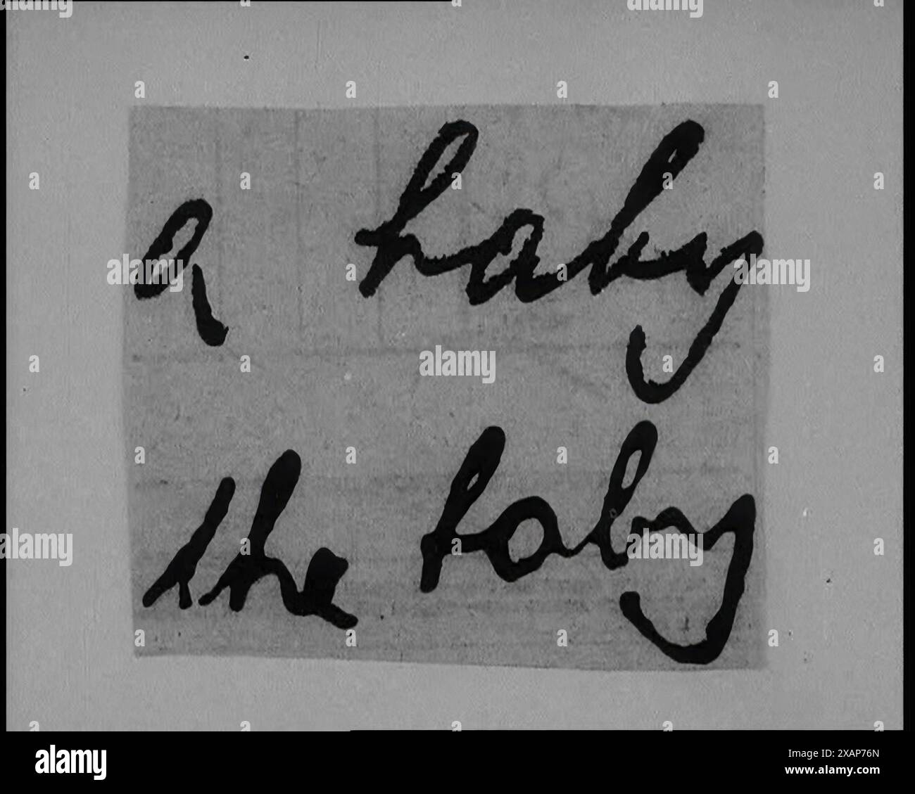 Lindbergh ransom note hi-res stock photography and images - Alamy