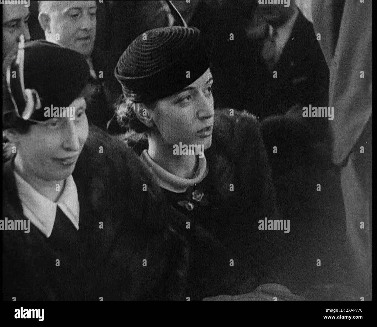 American Civilians in the Audience in a Courtroom During the Lindbergh ...