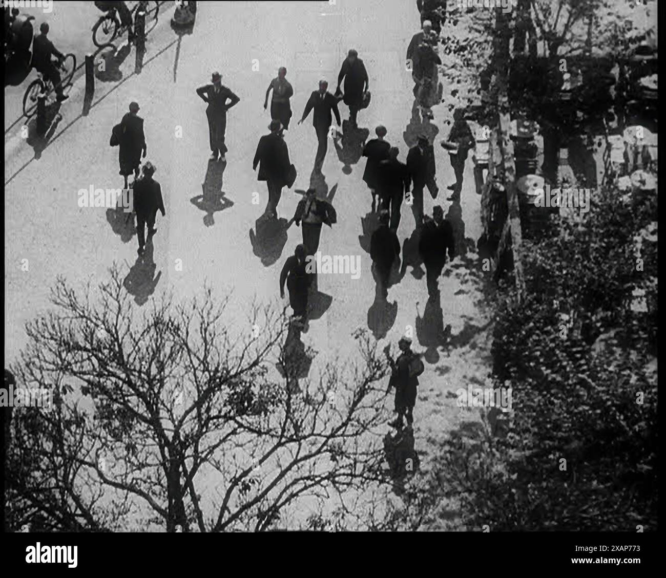 People Walking Around a Pavement, 1933. From "Time To Remember - The ...