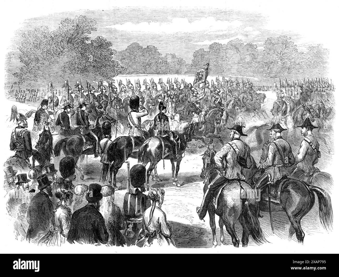 The Guards' Parade at the Horse Guards in honour of the Queen's ...