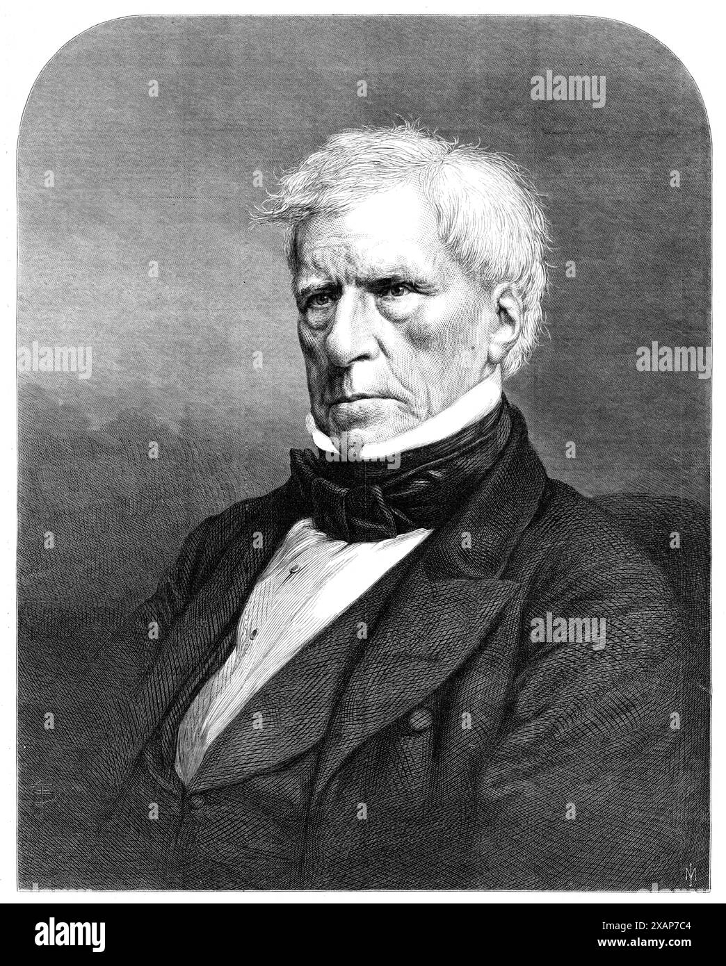 The late Lord Brougham, 1868. Engraving from a photograph by Messrs ...