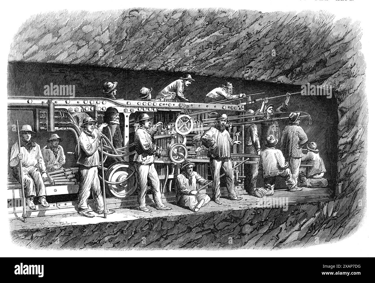 The new overland route to India and the railway tunnel of the Alps ...