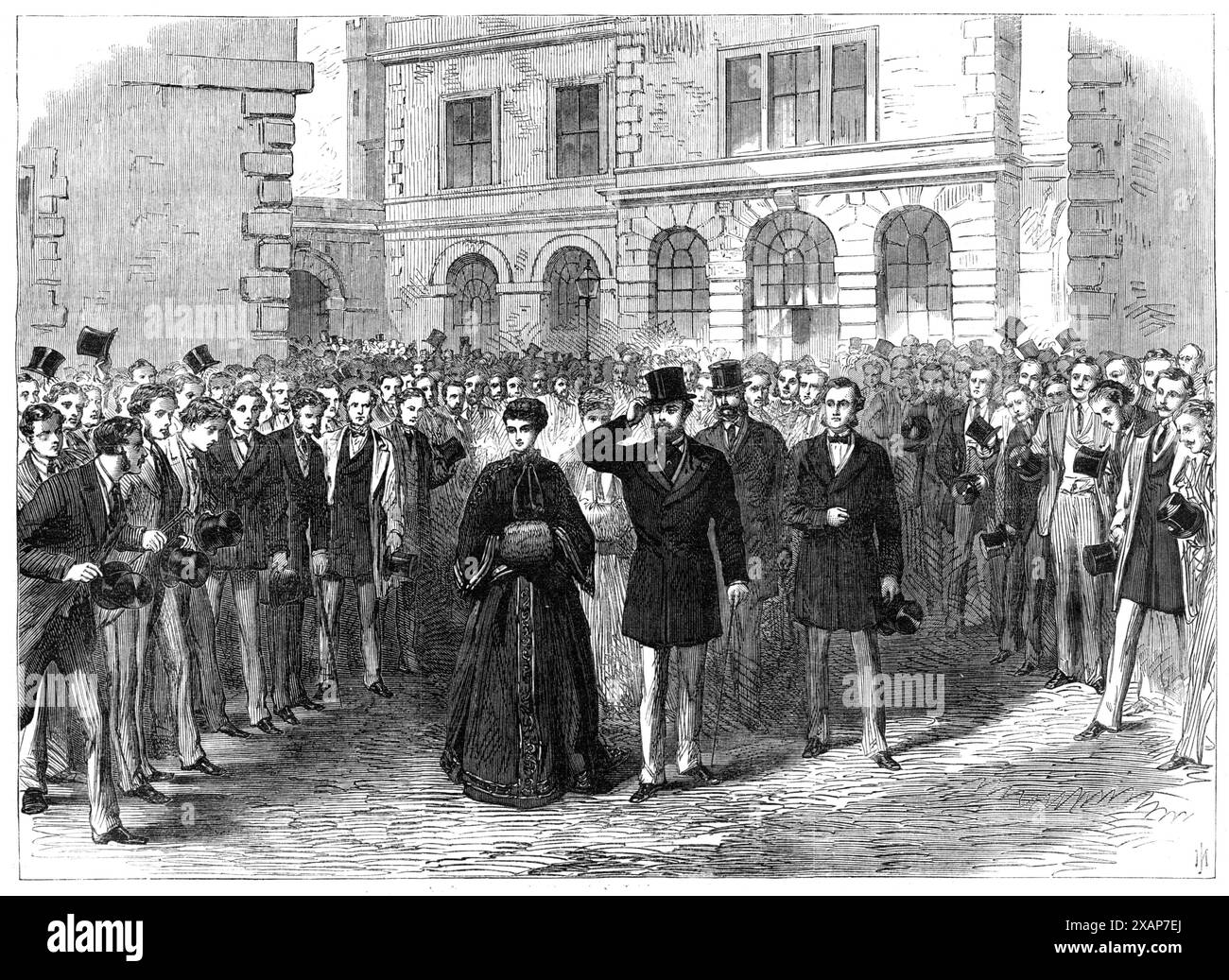 The Prince and Princess of Wales at St. Bartholomew's Hospital, [London ...