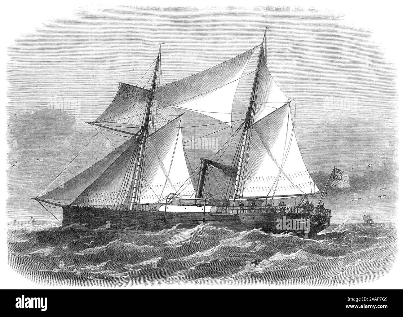The twin-screw steamer John Penn, for New Zealand, 1868. 'The John Penn ...