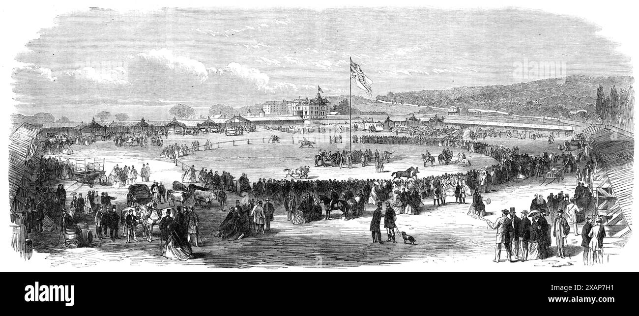 The show-yards of the Agricultural Exhibition of Lower Canada, at ...