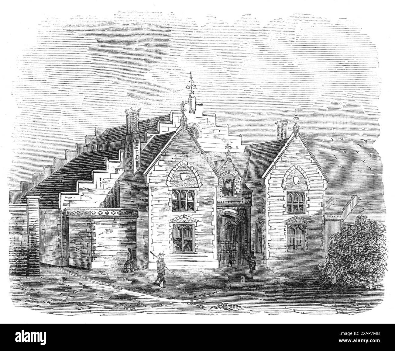 Volunteer Drill-Hall, Great Yarmouth, [in Norfolk], 1868. 'The building ...