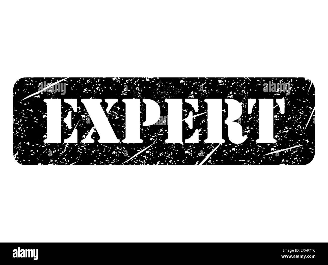 Expert stamp symbol, label sticker sign button, text banner vector ...