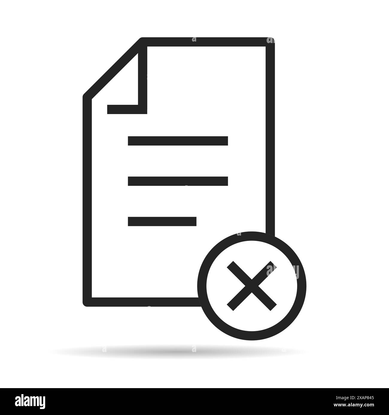 In compliance icon shadow sign, company passed inspection symbol ...