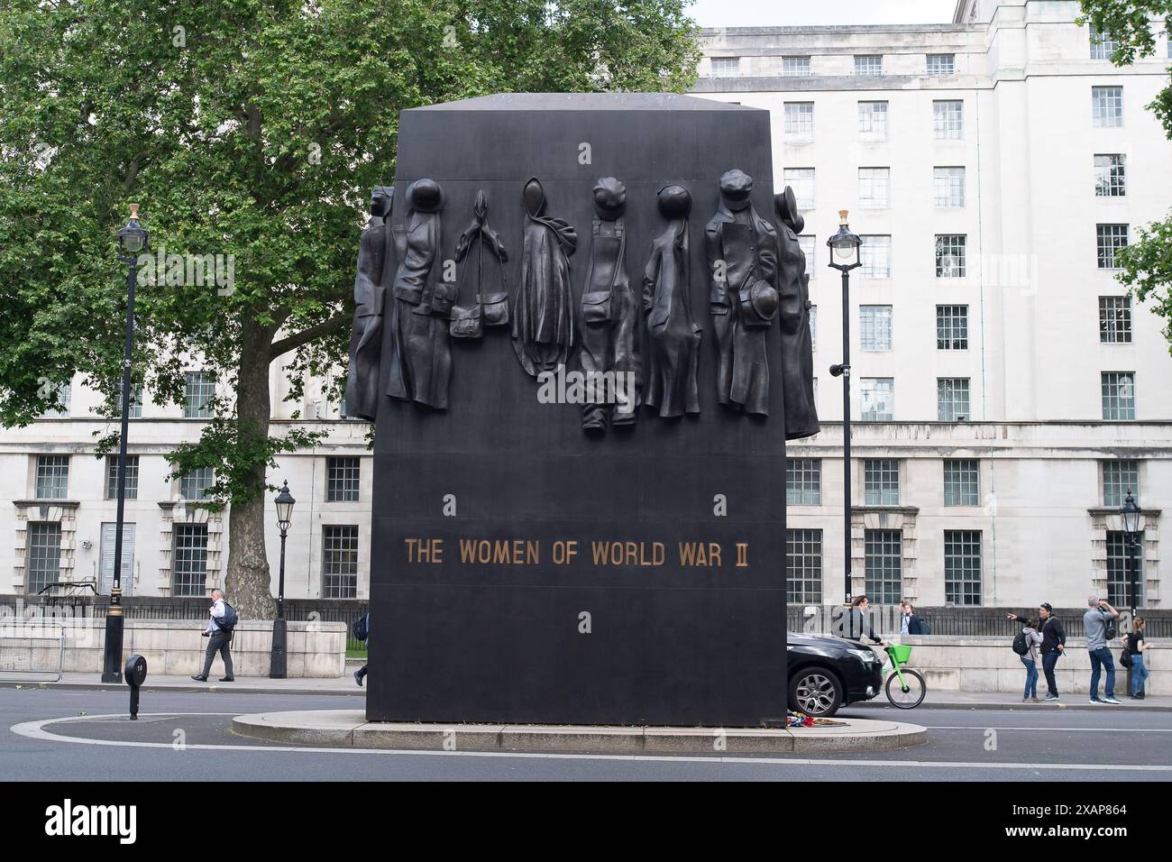 London, UK. 5th June, 2024. The memorial to the Women of World War II ...