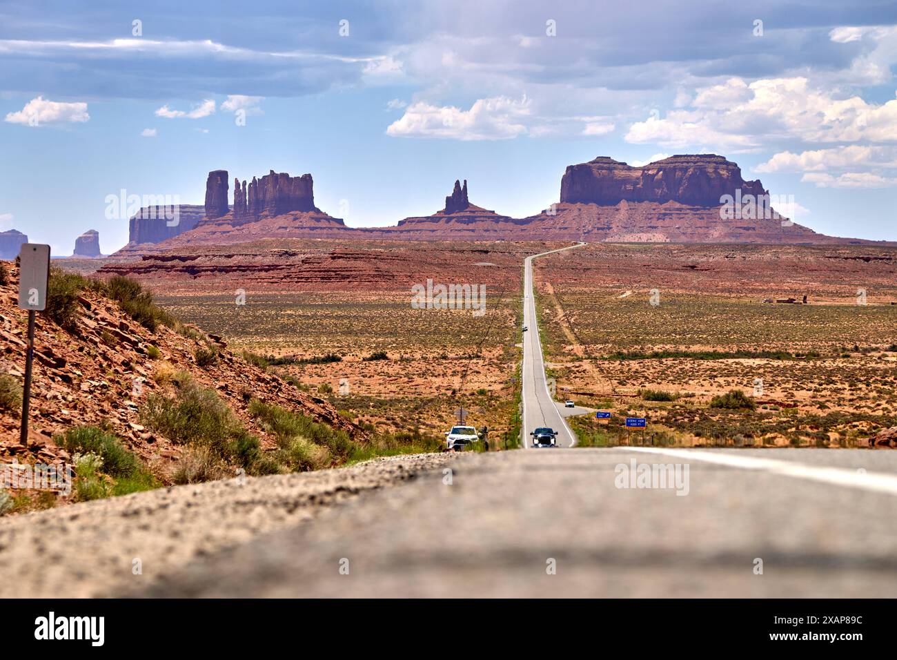 Highway 163, Arizona, United States of America - June 7, 2024: Long ...