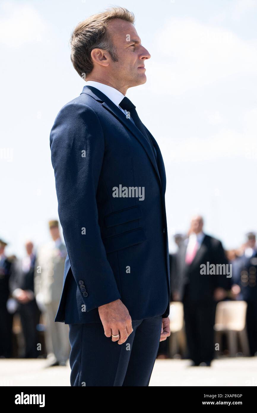 Emmanuel Macron, President of France. Commemoration Voie de la Liberte ...