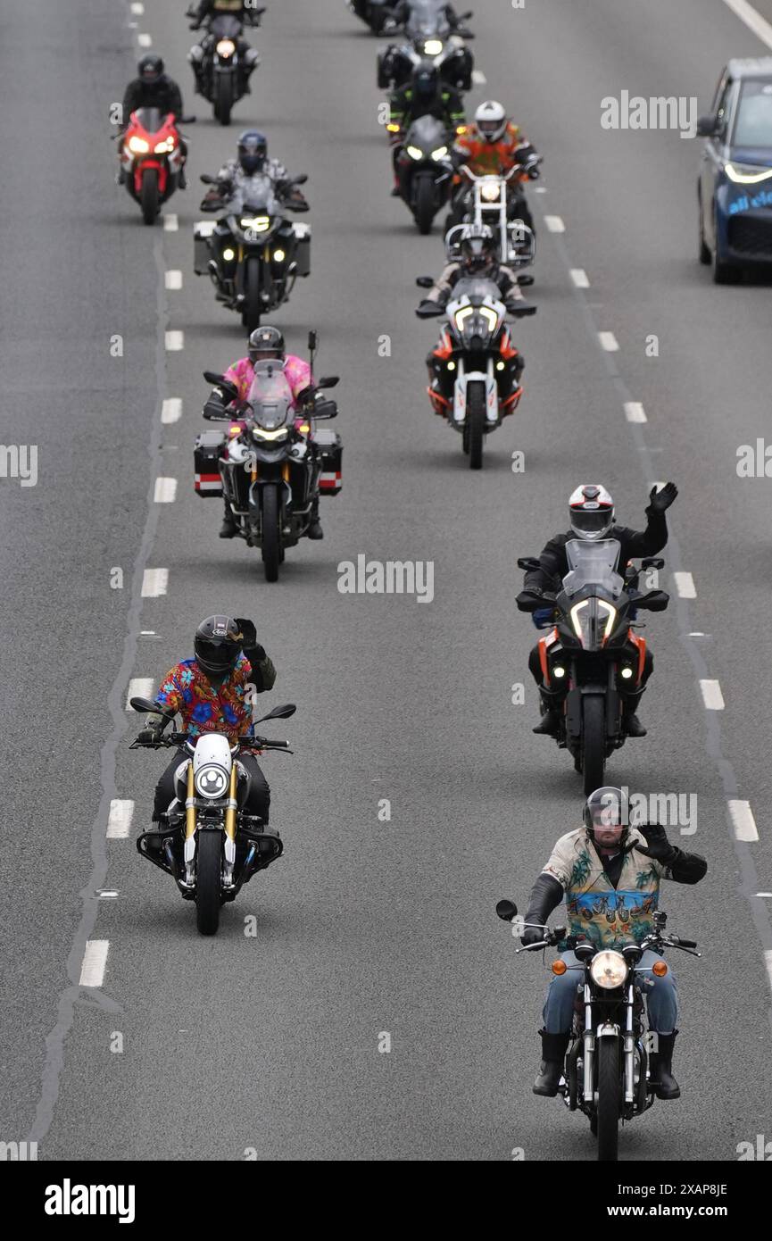 Thousands of motorcyclists ride from London to Barrow ahead of Dave Day ...