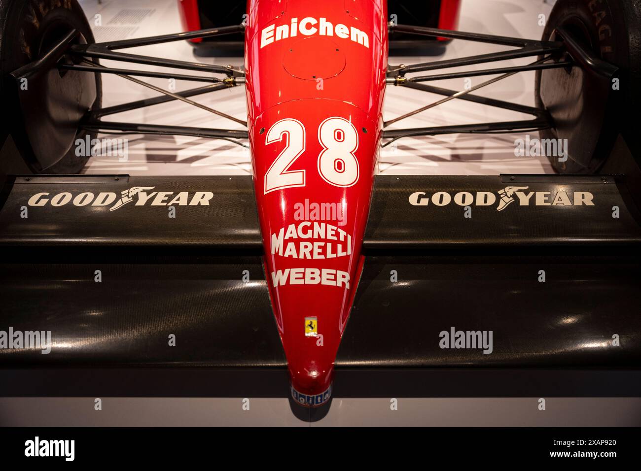 Madrid, Spain - 13 May 2023 : Gerhard Berger Ferrari F1 87/88c Stock ...