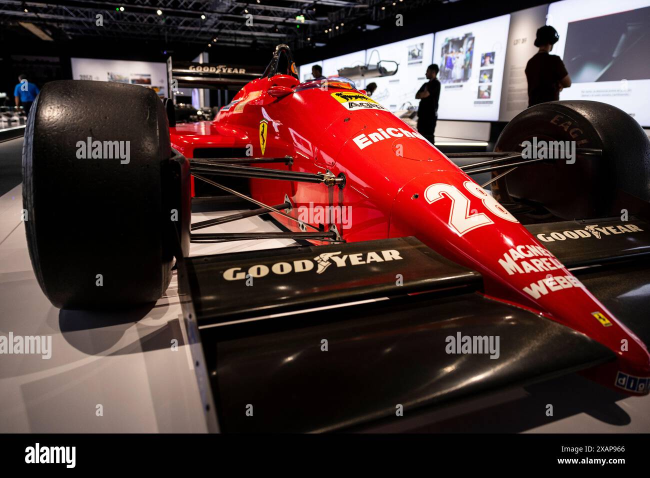 Madrid, Spain - 13 May 2023 : Gerhard Berger Ferrari F1 87/88c Stock ...