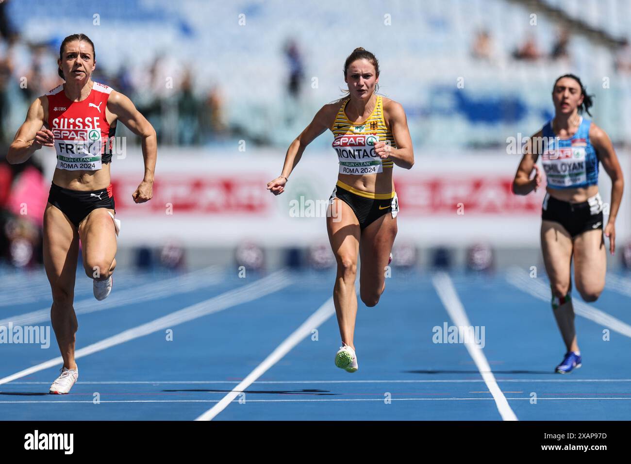 Rome, Italy. 08th June, 2024. Athletics: European Championships, 100 ...