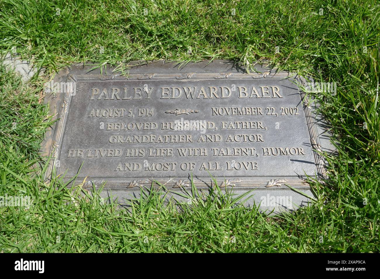 Los Angeles, California, USA 6th June 2024 Actor Parley Baer Grave in ...