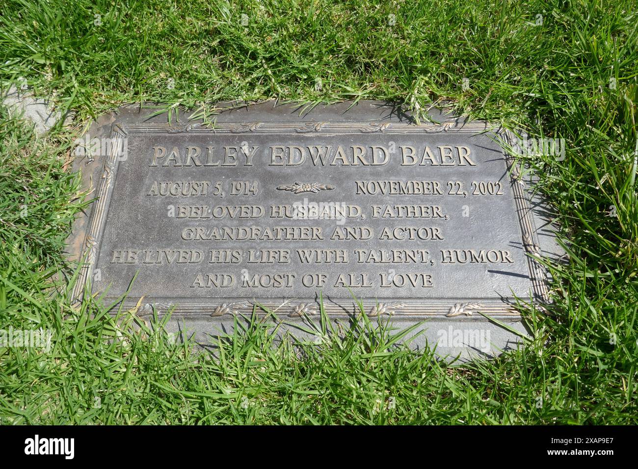 Los Angeles, California, USA 6th June 2024 Actor Parley Baer Grave in ...