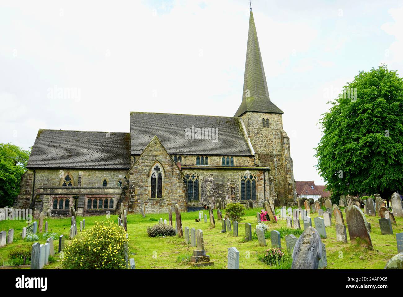 St Peter and St Paul Church and surrounding churchyard Stock Photo - Alamy