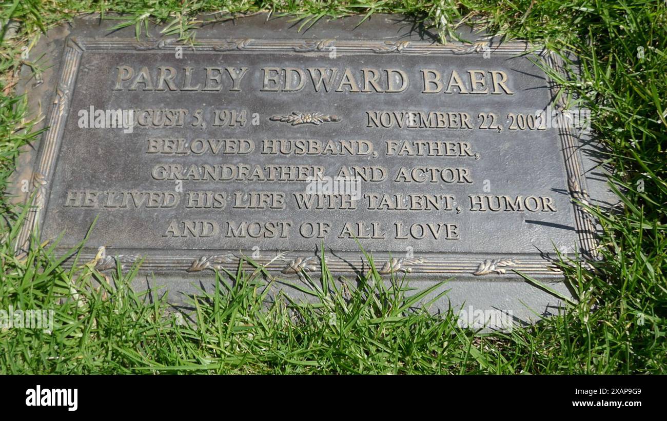 Los Angeles, California, USA 6th June 2024 Actor Parley Baer Grave in ...