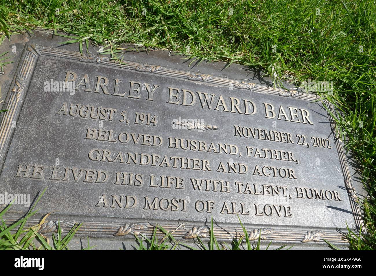 Los Angeles, California, USA 6th June 2024 Actor Parley Baer Grave in ...