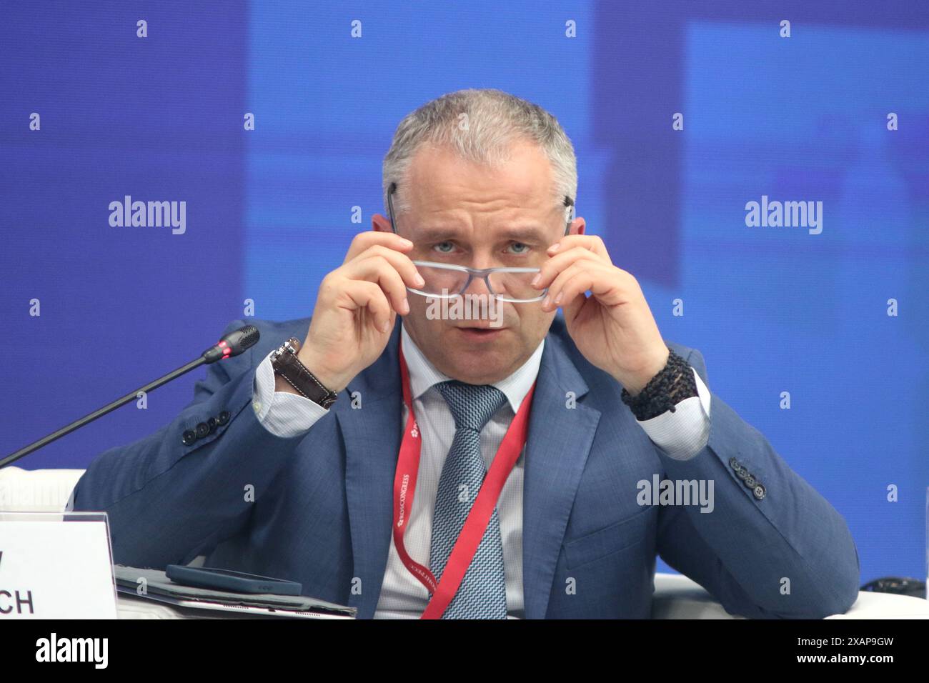 Saint Petersburg, Russia. 06th June, 2024. Dmitry Volvach, Deputy ...