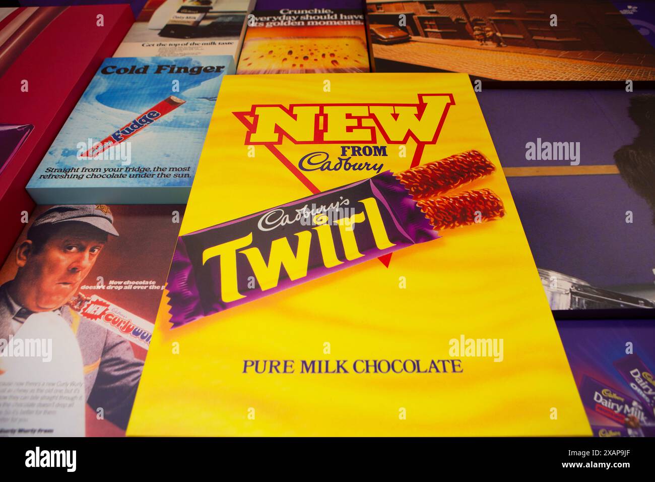 Vintage replica Cadbury's Advertising signs of their chocolate products ...