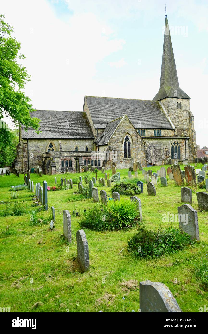 St Peter and St Paul Church and surrounding churchyard Stock Photo - Alamy