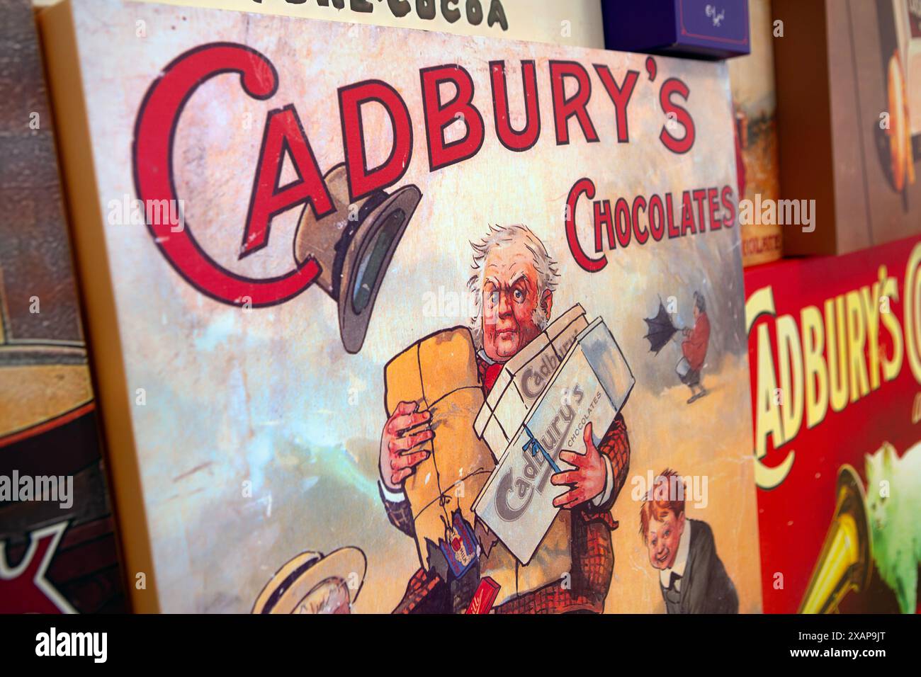 Cadburys chocolate sign hi-res stock photography and images - Alamy