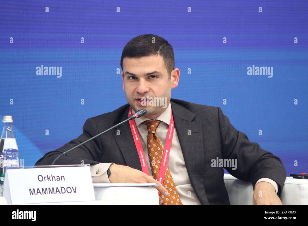 Saint Petersburg, Russia. 6th June, 2024. Orkhan Mammadov, Chairman of ...