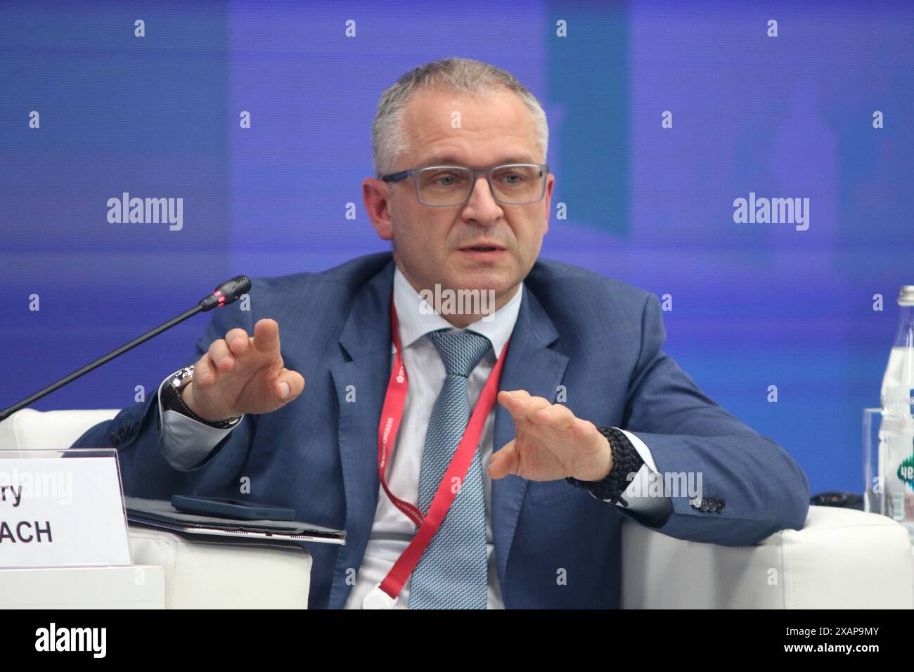 Saint Petersburg, Russia. 6th June, 2024. Dmitry Volvach, Deputy ...