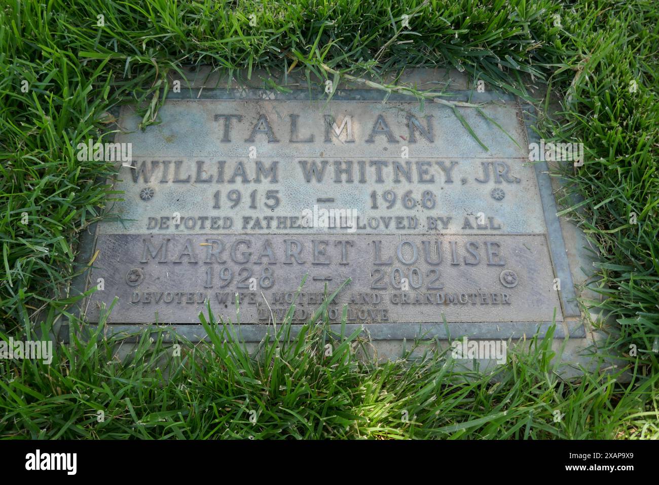 Los Angeles, California, USA 6th June 2024 Actor William Talman Grave ...