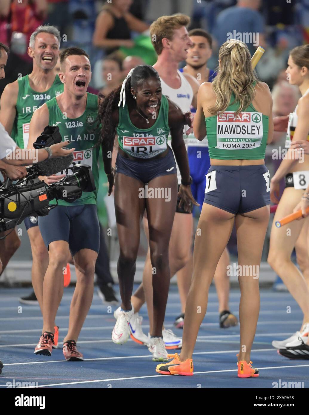 Rhasidat Adeleke, Sharlene Mawdsley, Chris O'Donnell and Thomas Barr of ...