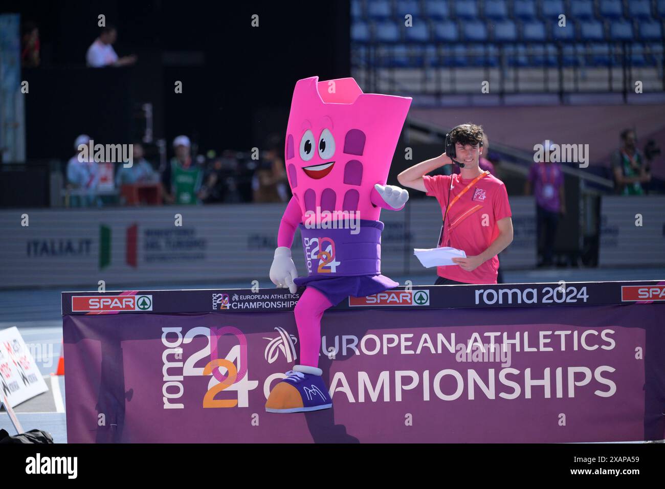 Roma, Italia. 08th June, 2024. Ludo mascot during the 26th edition of ...