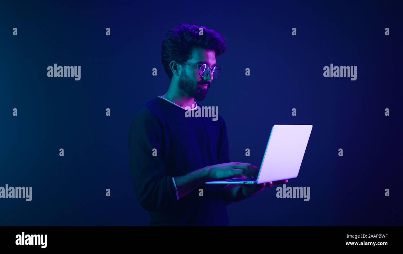Arabian Indian man guy male programmer coder internet computer ... Arabian Indian man guy male programmer coder internet computer ...