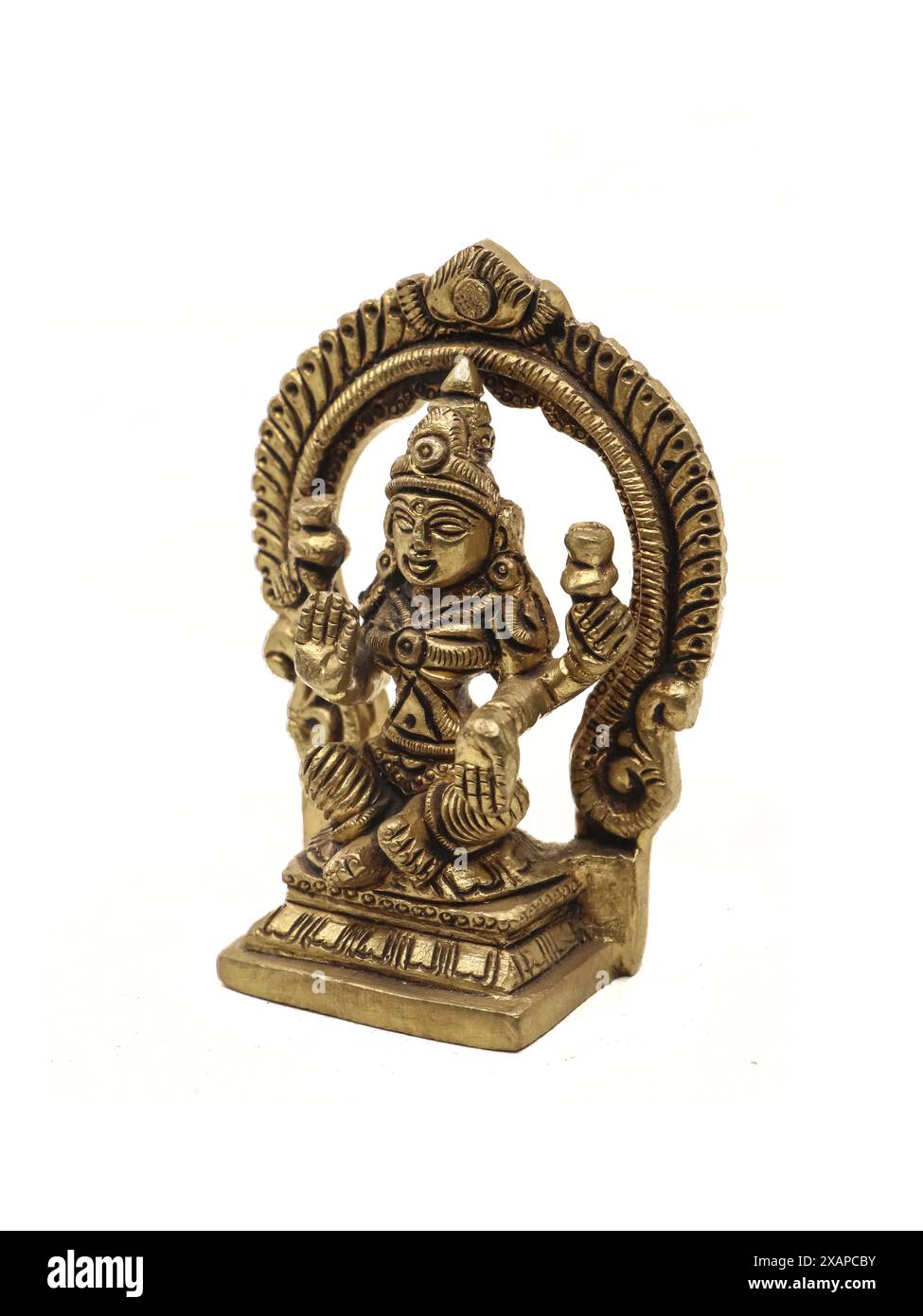 hindu god statue isolated on a white background Stock Photo - Alamy