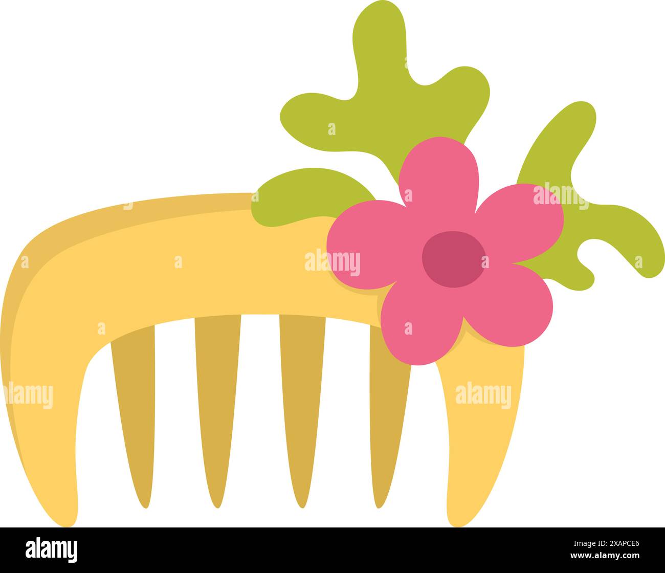 Fairy tale marine comb isolated on white background. Vector fantasy ...