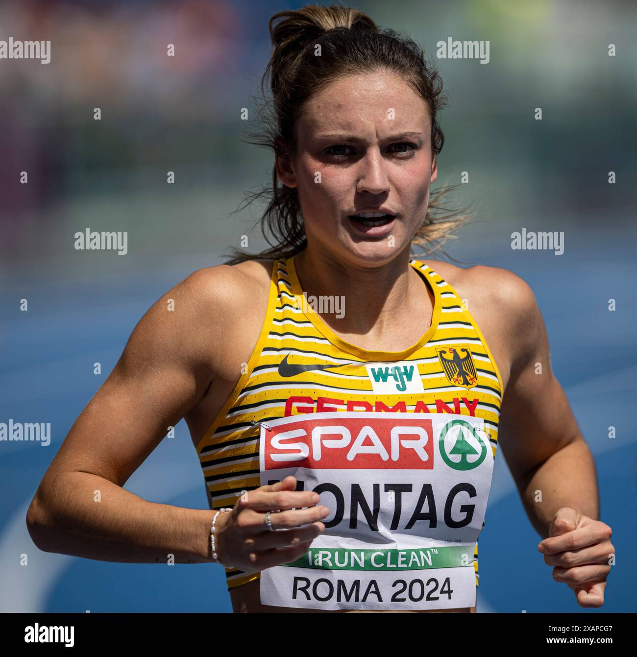 Jennifer MONTAG (TSV Bayer 04 Leverkusen, GERMANY), 100m Women, 100m ...