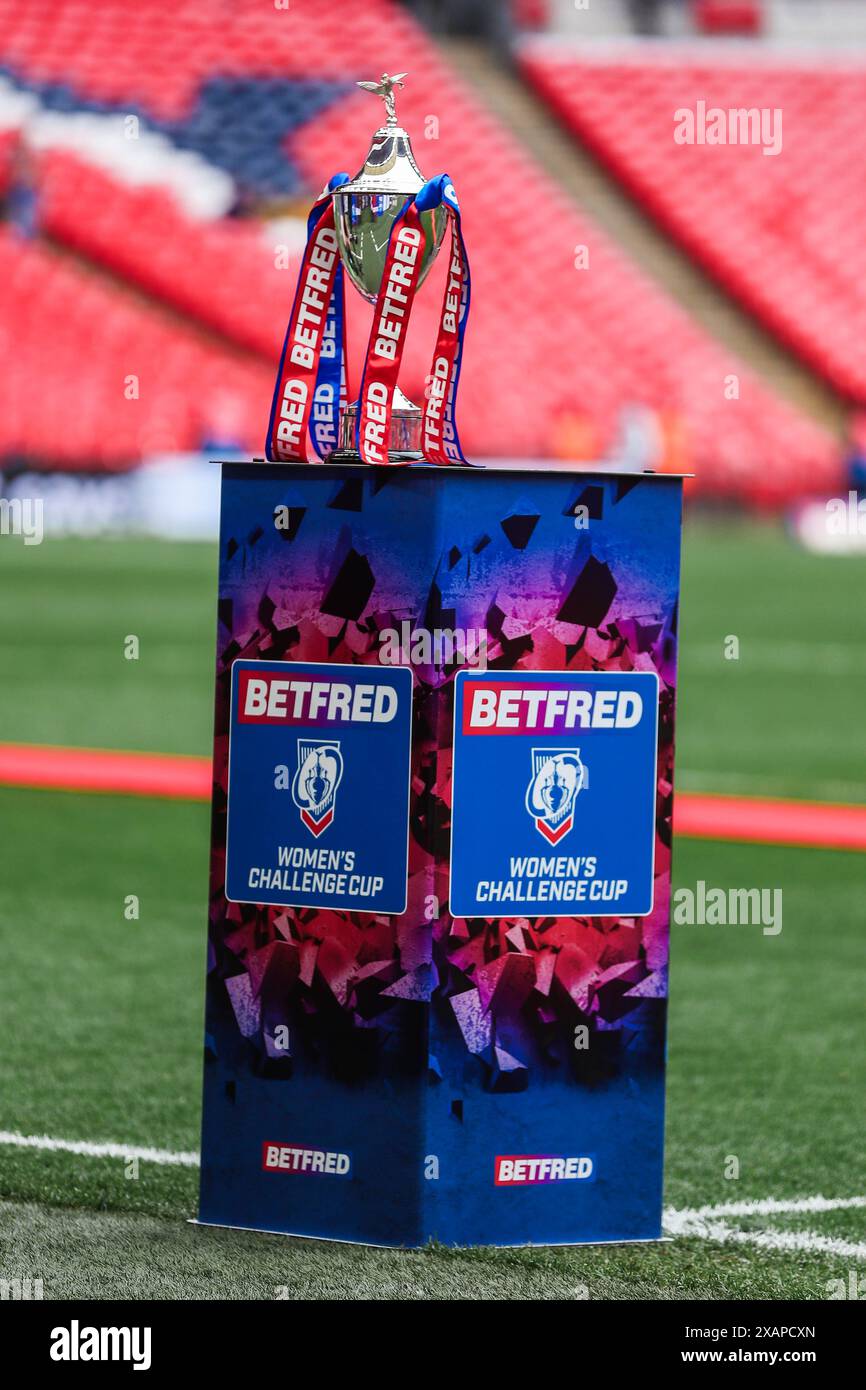 during the Betfred Women's Challenge Cup Final match Leeds Rhinos vs St ...