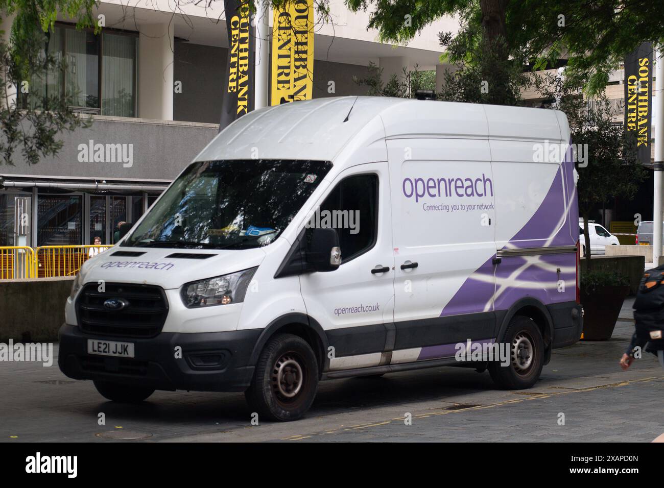 An Openreach van in London Stock Photo - Alamy