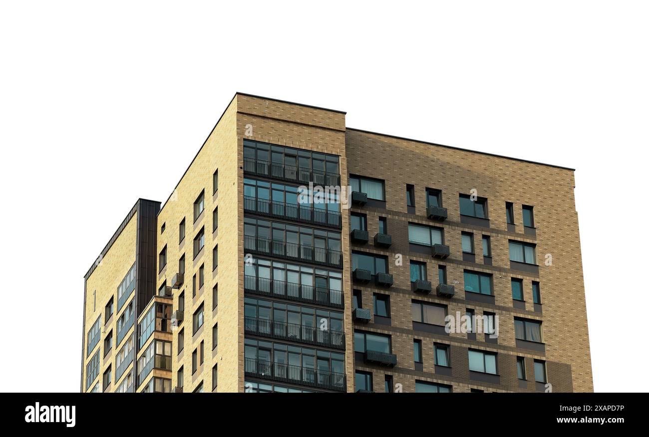 Isolated modern buildings with urban facades. Perfect for real estate ...