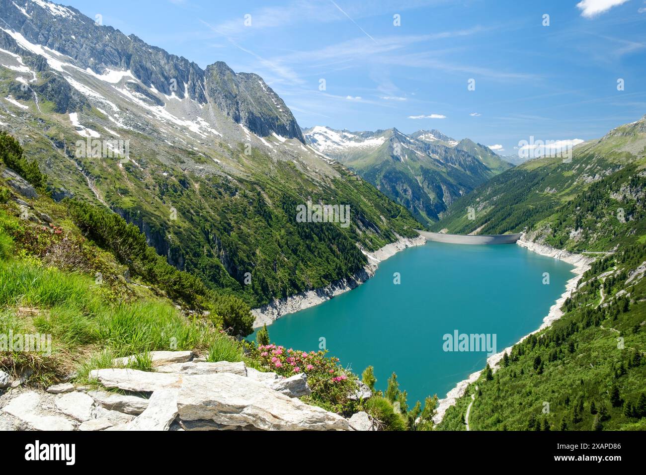 Stausee in Tirol Stock Photo - Alamy
