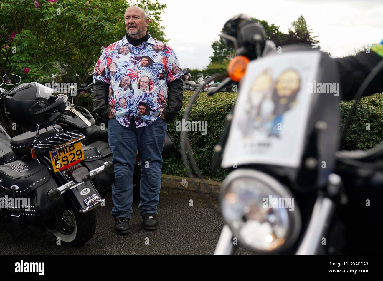 Motorcyclists at the National Motorcycle Museum in Solihull, as they ...