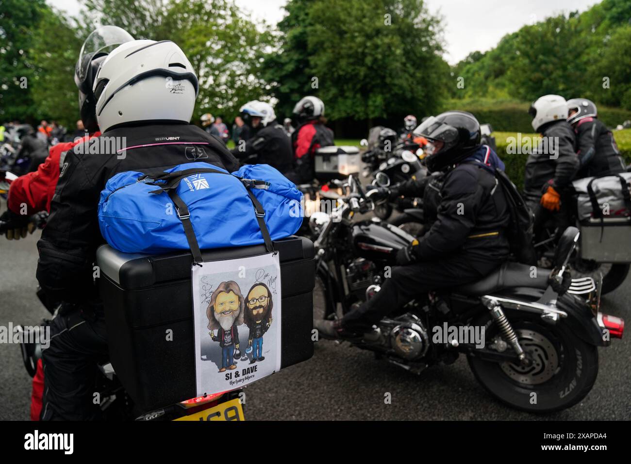 Motorcyclists at the National Motorcycle Museum in Solihull, as they ...