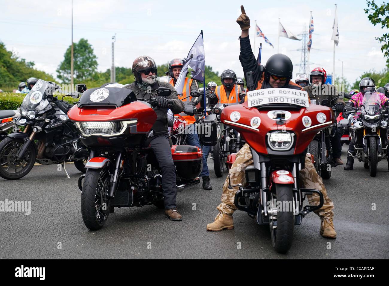 Hairy Biker Si King (L) at the National Motorcycle Museum in Solihull ...