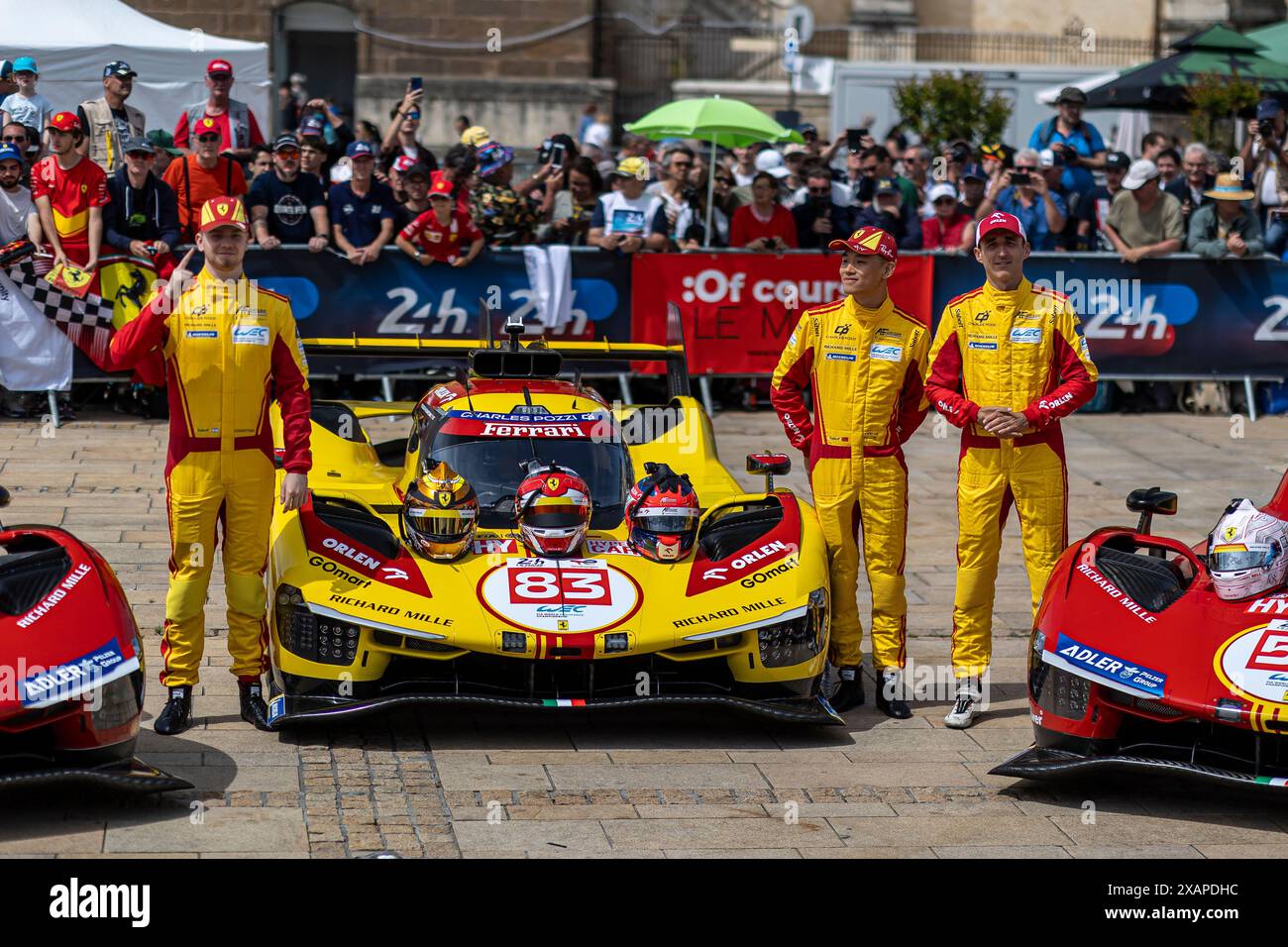 Le Mans, France, June 08 2024 #83 Ferrari AF Corse (ITA) Ferrari 499P ...
