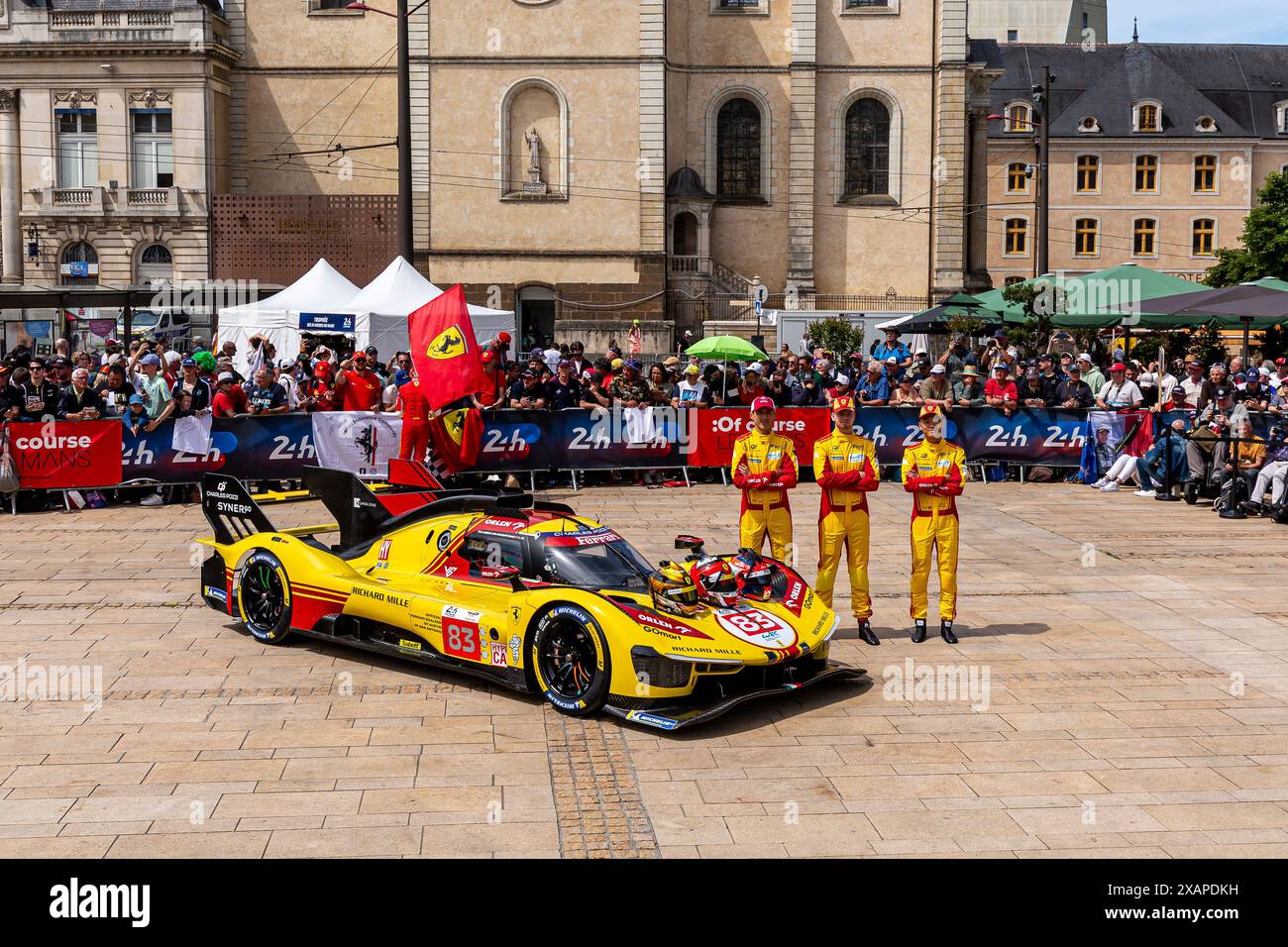 Le Mans, France, June 08 2024 #83 Ferrari AF Corse (ITA) Ferrari 499P ...