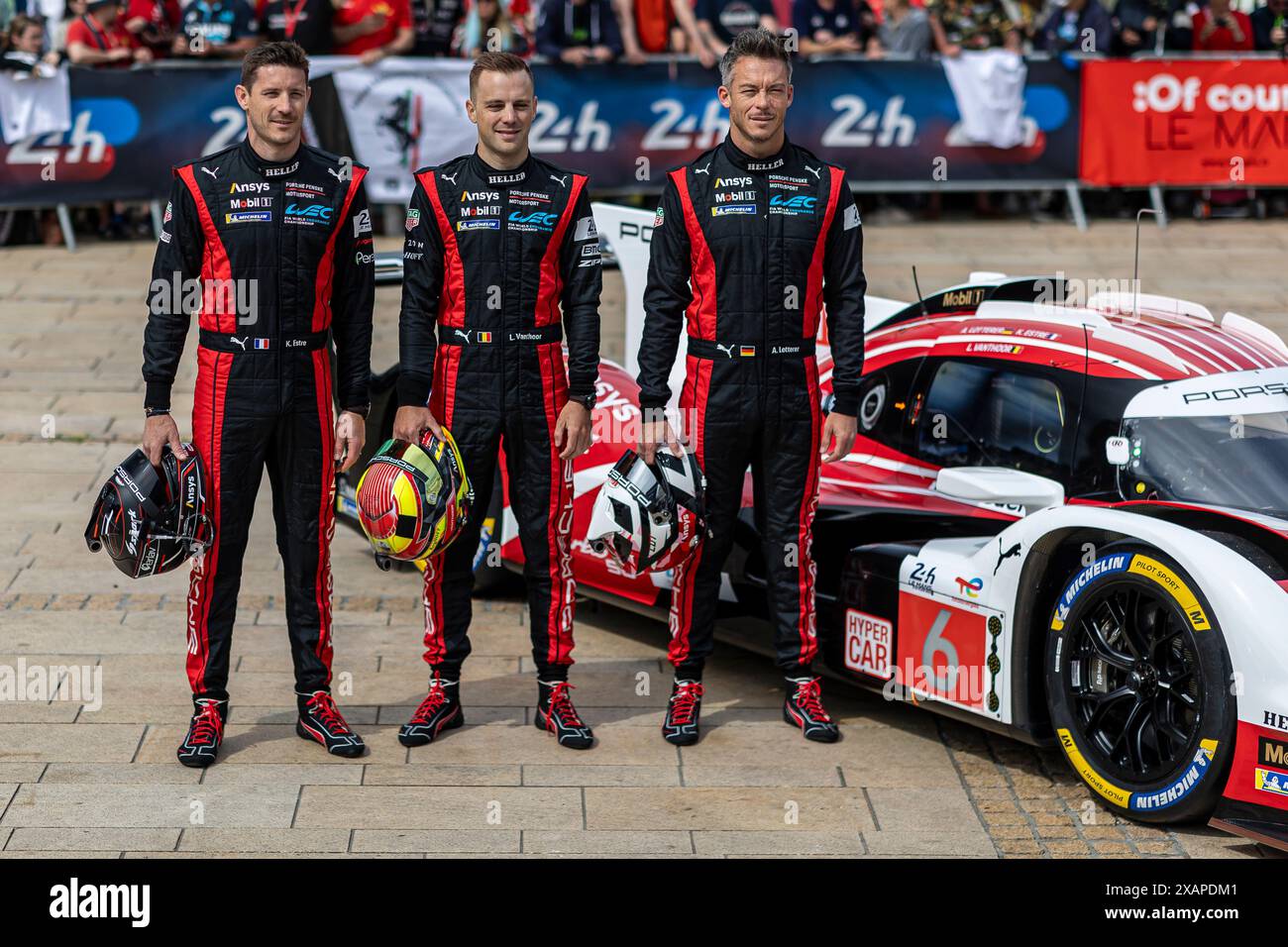 Le Mans, France, June 08 2024 #6 Porsche Penske Motorsport (DEU) Porsche 963 (HY) - Kevin Estre ...