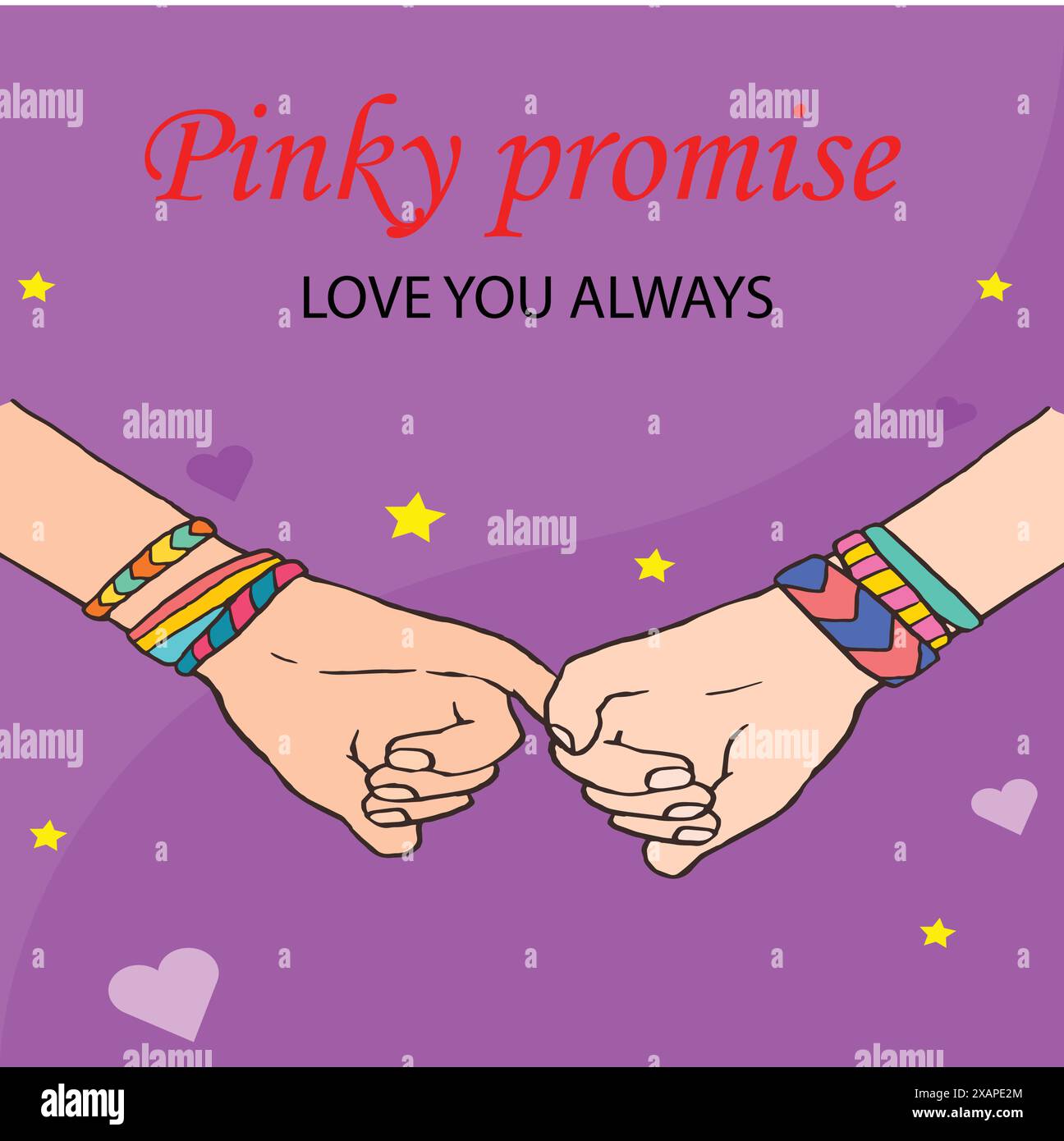 Pinky Promise Hands Gesturing Hands Of Couple In Love Symbol Of Eternal Love Or Friendship