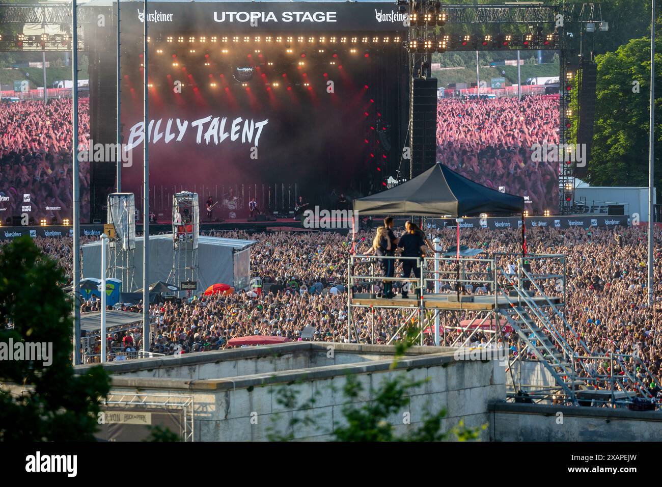 Billy Talent performs on day 1 of music festival Rock im Park at Utopia ...