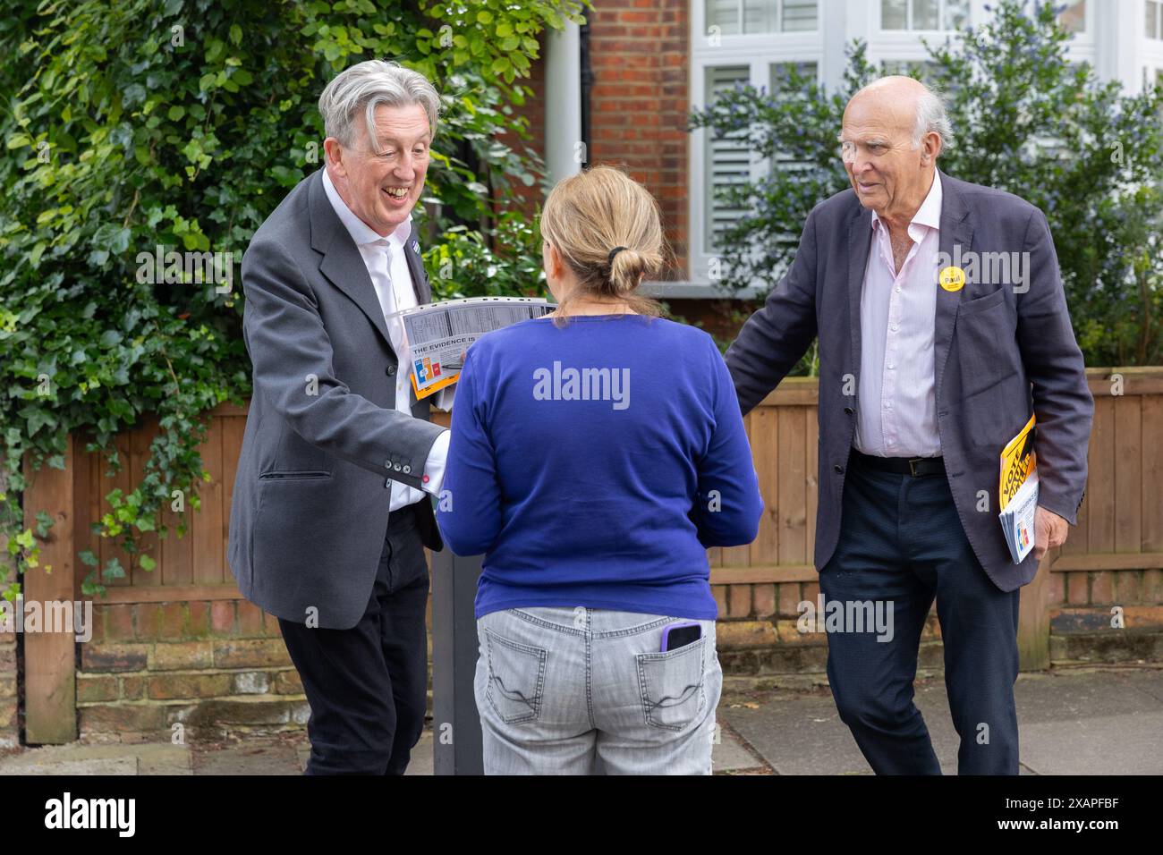 London, UK. Saturday June 8th, 2024. Former leader of the Liberal ...